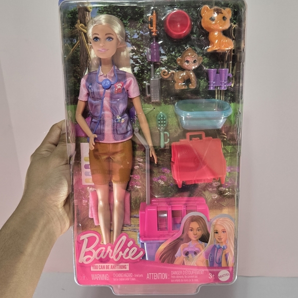 Barbie | Other | Barbie Adventure Doll Set With Purple And Tan Outfit ...